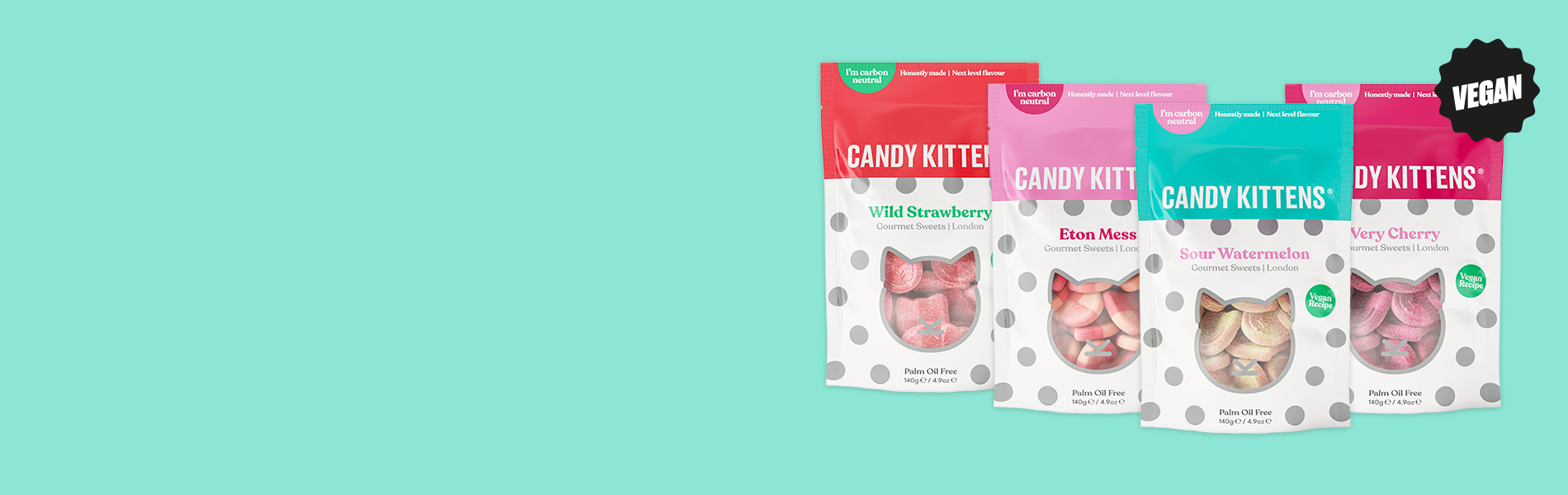 Candy Kittens | Gourmet Vegan Sweets | Personalised Sweets