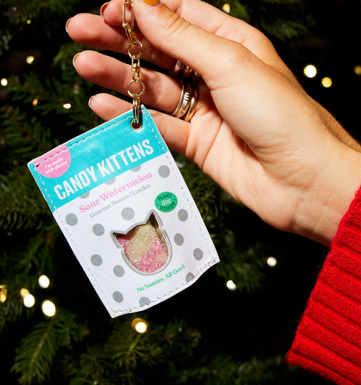 Candy Kittens Vegan Leather Charm