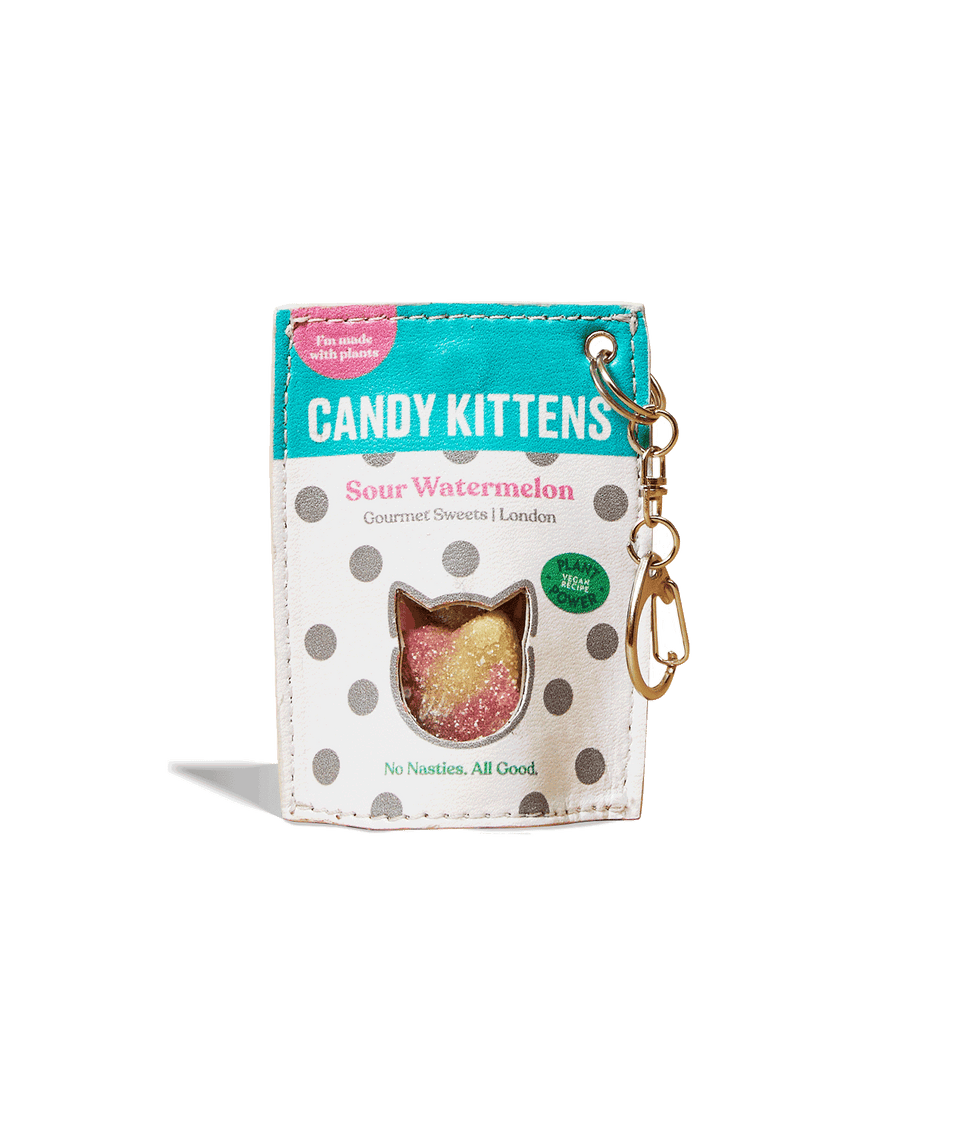 Candy Kittens Vegan Leather Charm